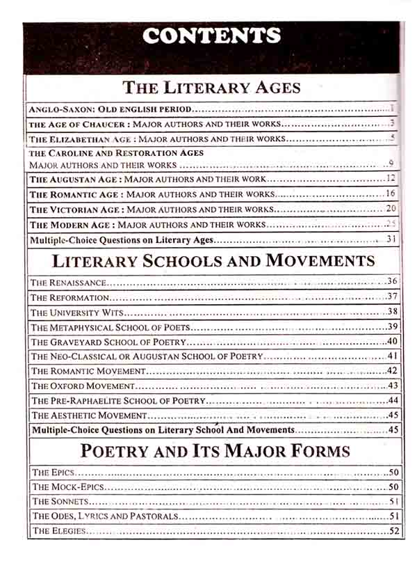 Emporium A History Of English Literature